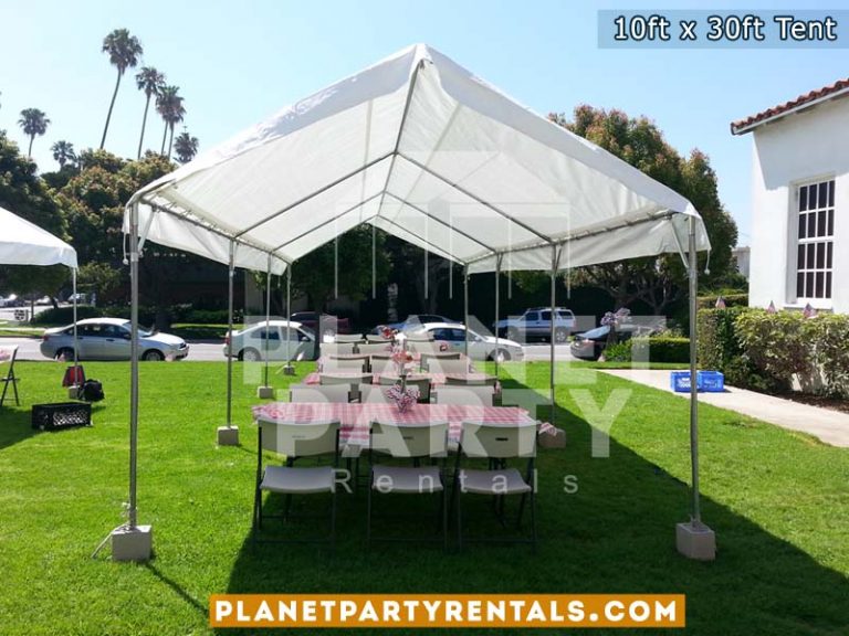 10ft x 30ft Tent – Party Rentals | San Fernando Valley| Los Angeles